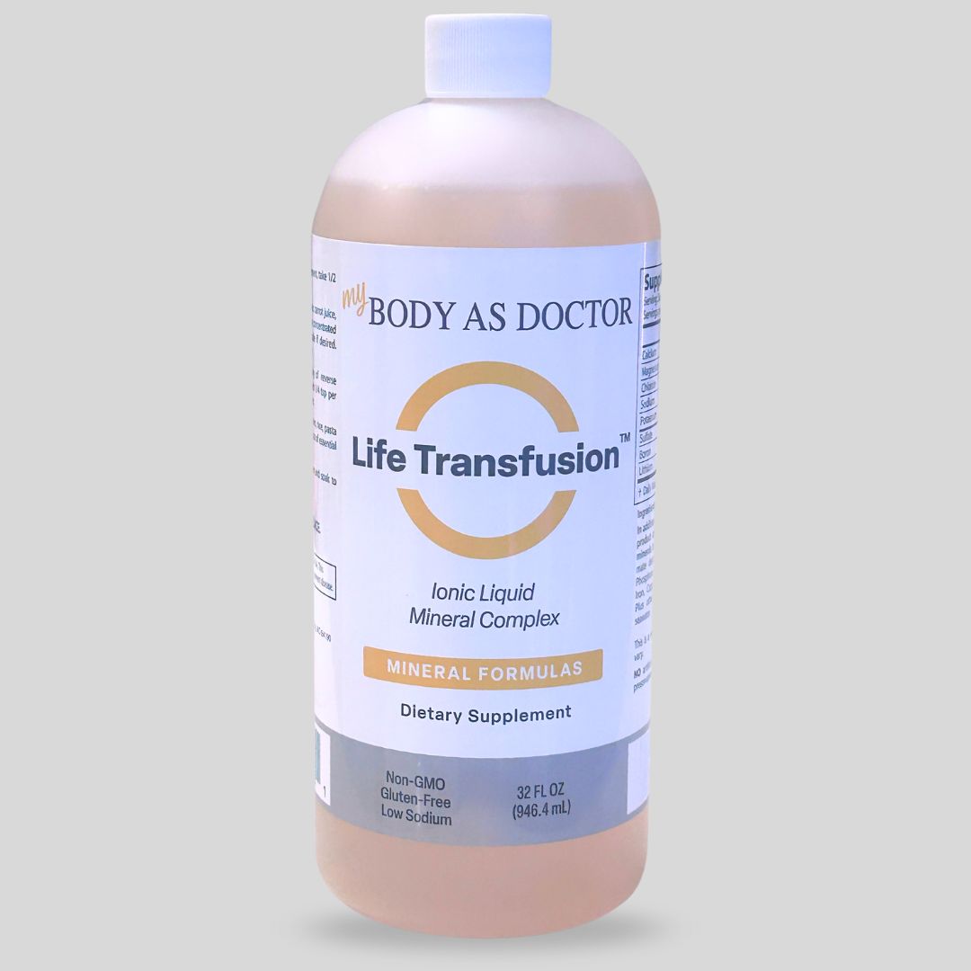 Life Transfusion Liquid Mineral Complex | Ionic Trace Minerals 32oz