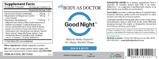Good Night | All-Natural Deep Sleep Formula