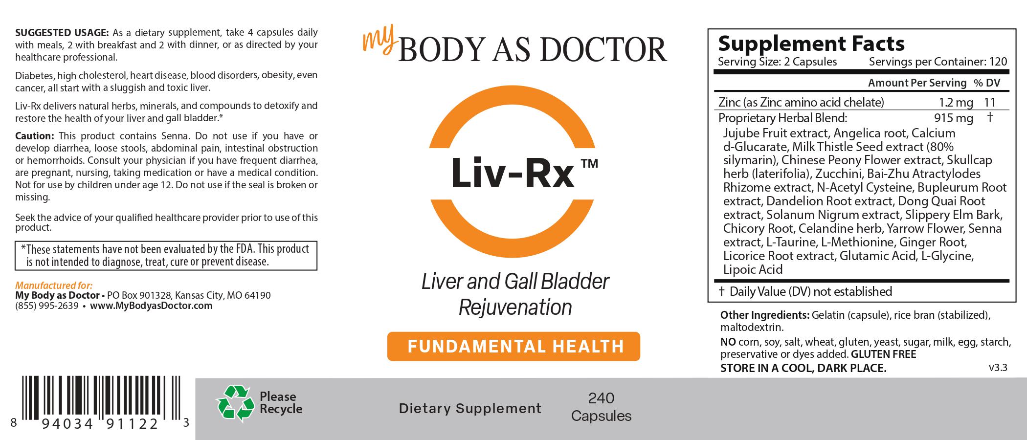 Liv-Rx | Liver Detox Formula