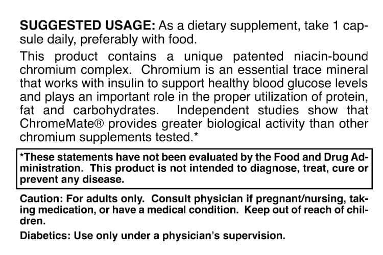 ChromeMate Formula | Diabetes, Obesity and Blood Sugar Control